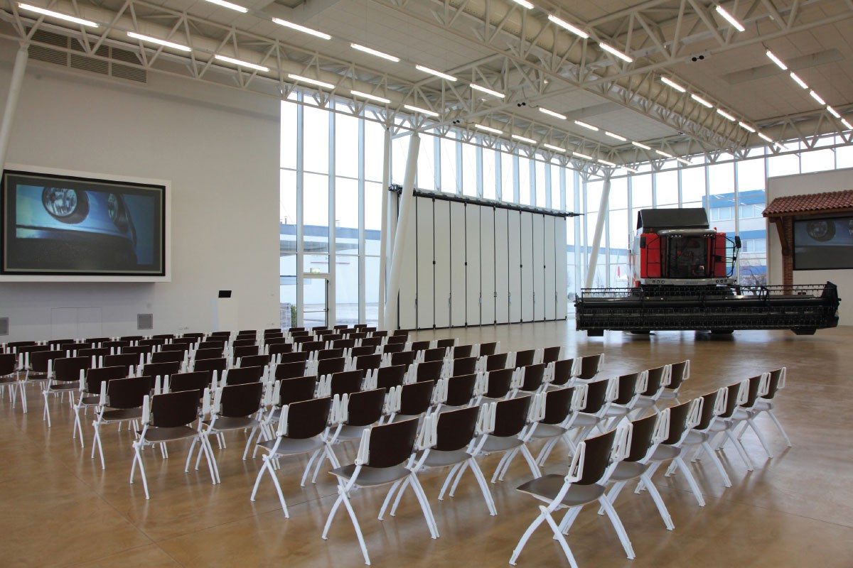 Seating for the Agridome AGCO multinational corporation in Breganze ...