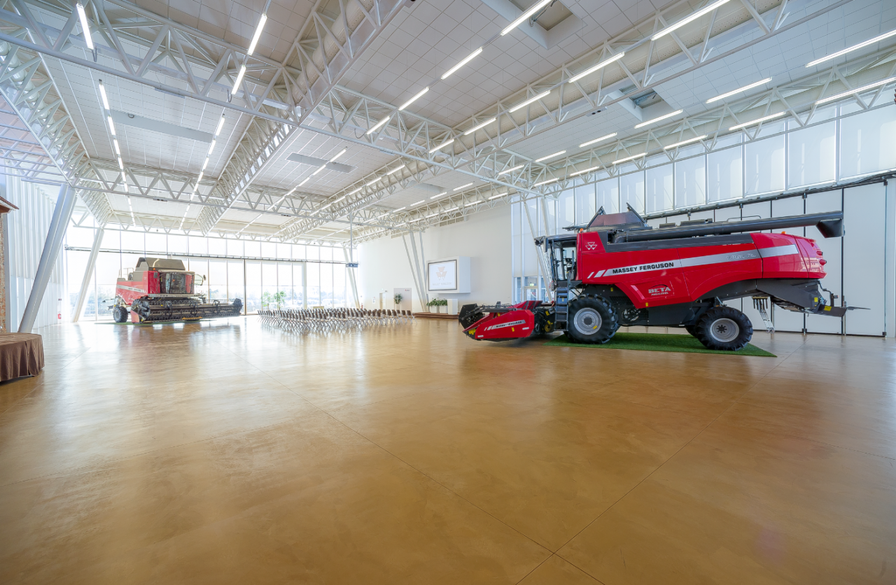 Seating for the Agridome AGCO multinational corporation in Breganze ...