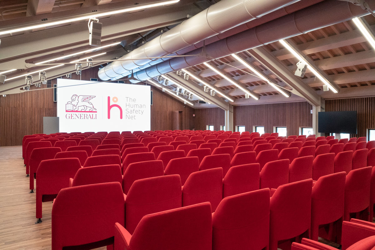 Seating for The Human Safety Net, Venice, Italy - Aresline