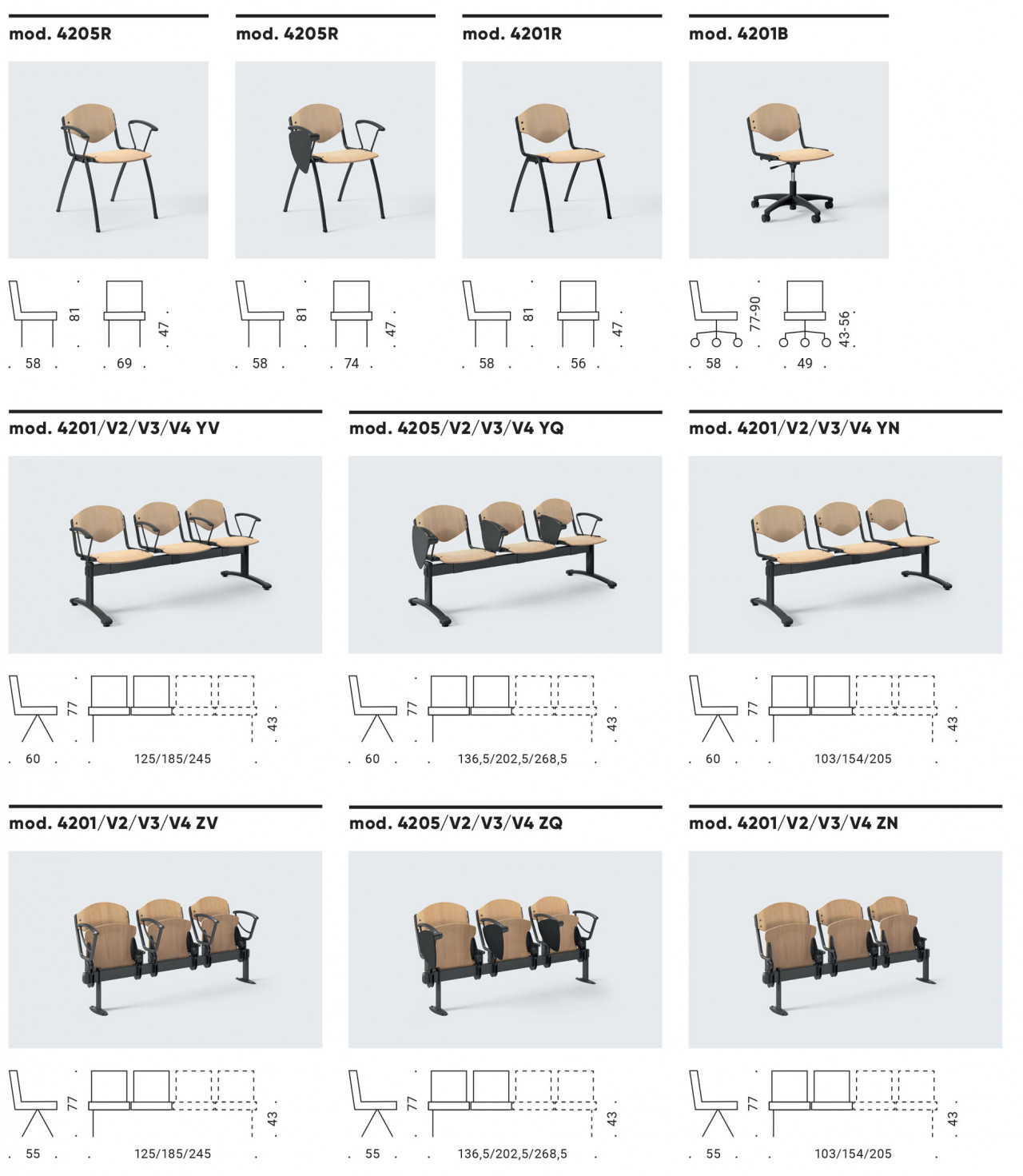 Armchairs Omnia Contract - Aresline