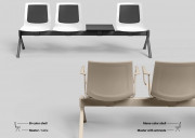 Armchairs Aira Bench - Aresline