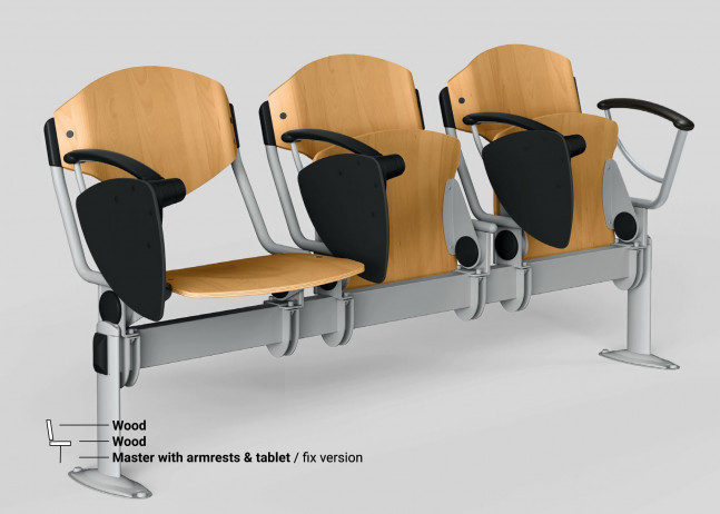 Panche Omnia Contract Bench - Aresline