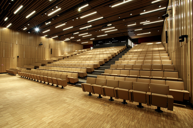 Auditoriums and multipurpose halls furnished by Aresline