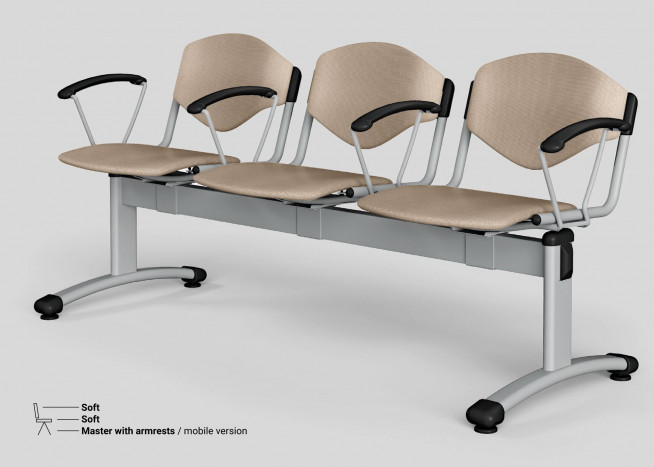 Panche Omnia Contract Bench - Aresline