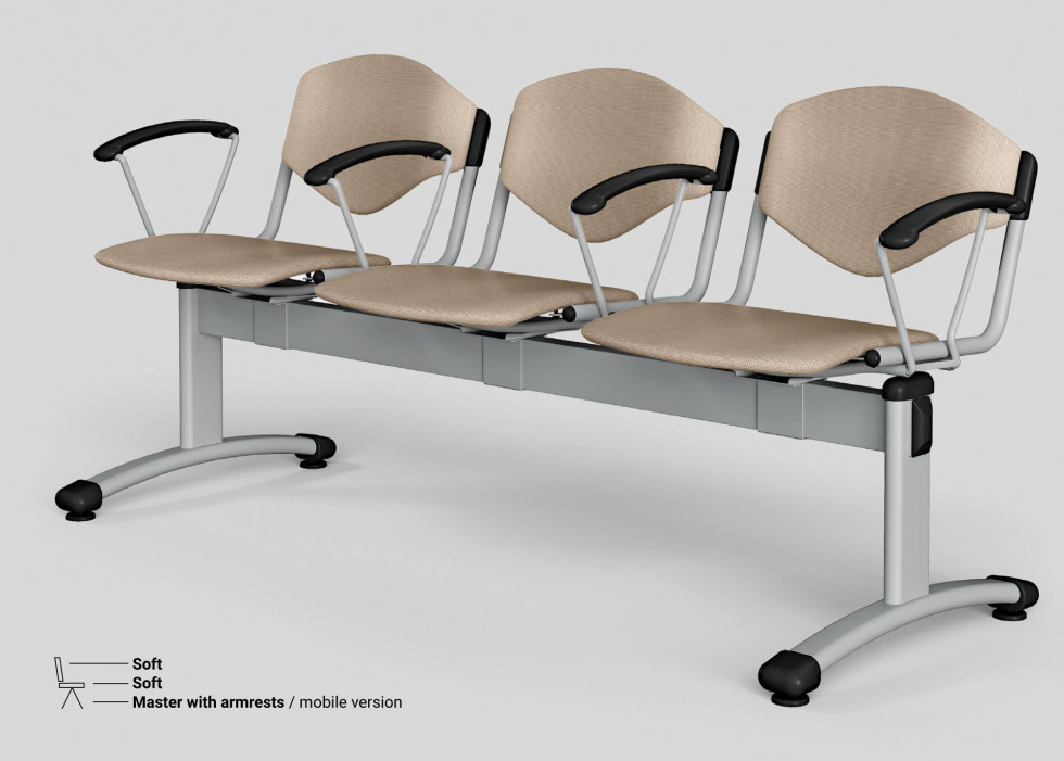 Panche Omnia Contract Bench - Aresline
